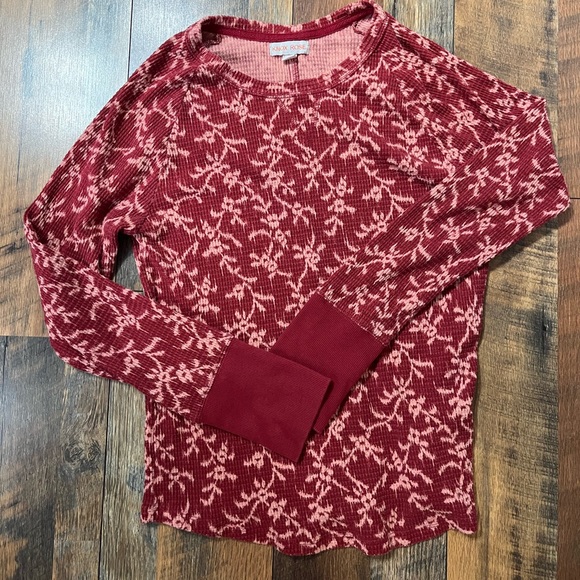 Tops | Knox Rose Thermal Long Sleeve Shirt | Poshmark